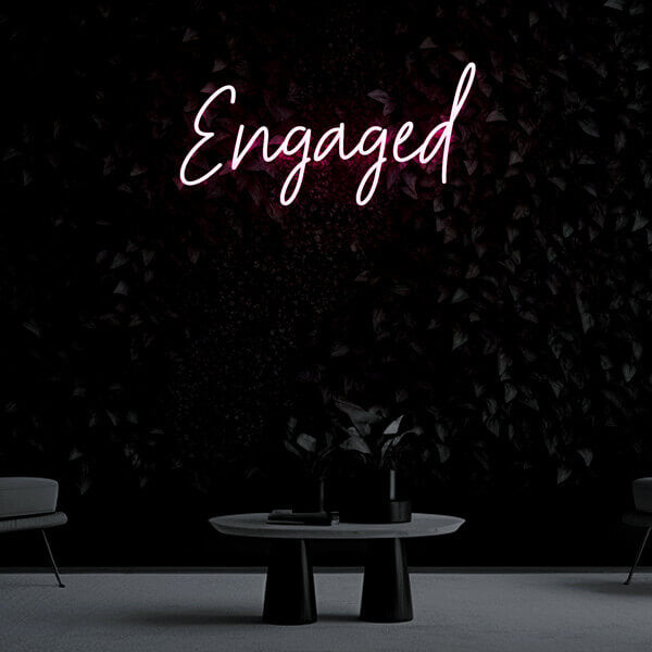 "Engaged" Neon Sign – Badassneon
