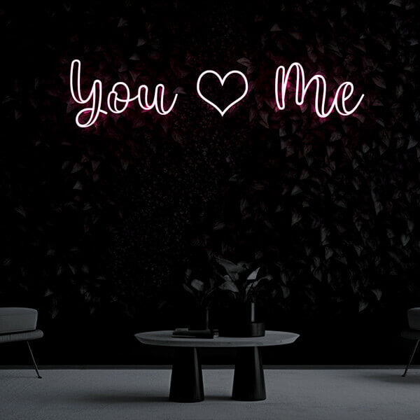 "You & Me" Wedding Neon Sign – Badassneon